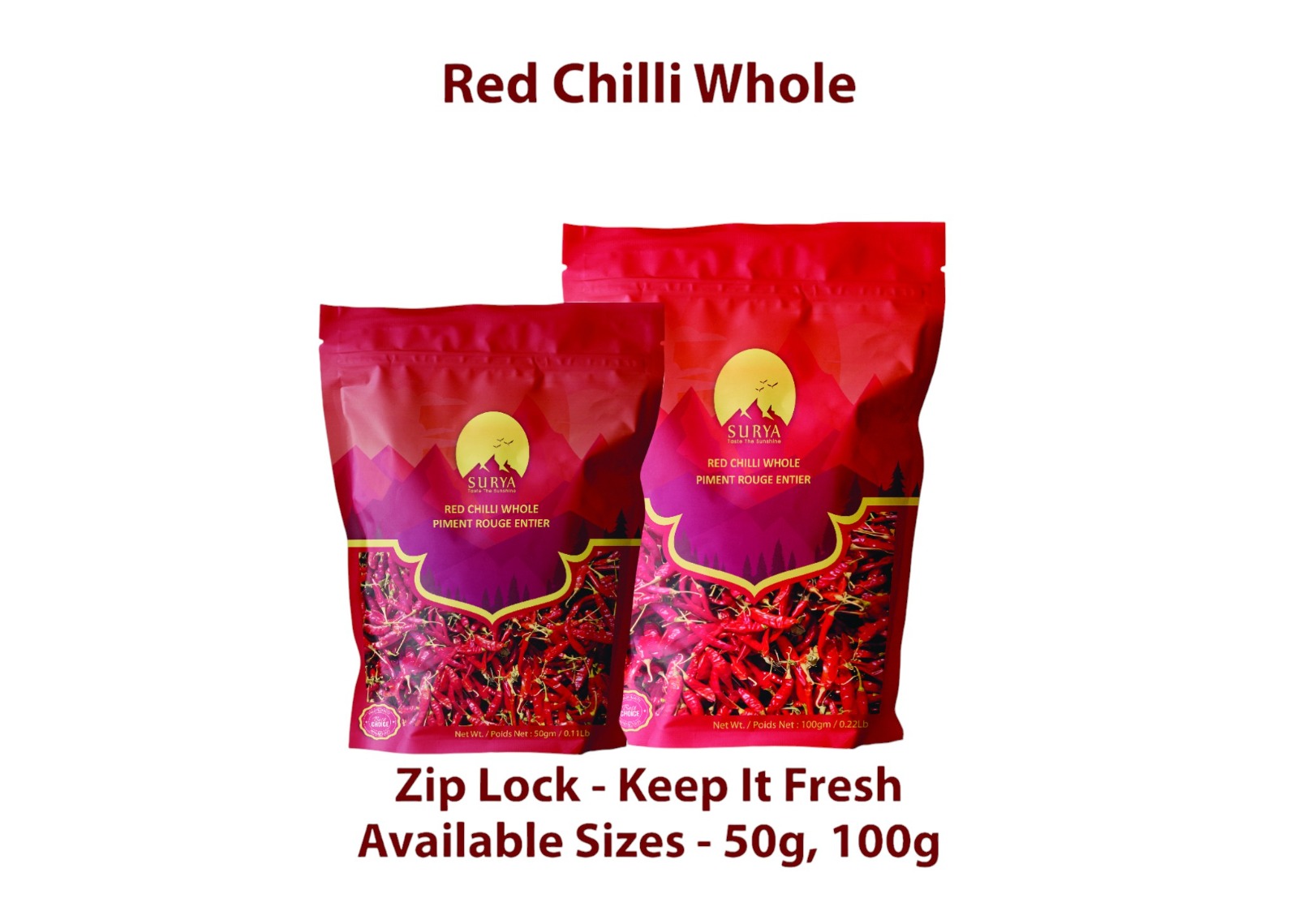 Red Chilli Whole | Surya – Taste The Sunshine